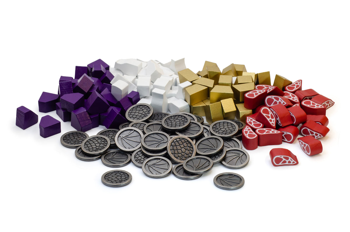 Wyrmspan Upgrade Pack (Metal Coins & Wooden Resources) – Stonemaier ...